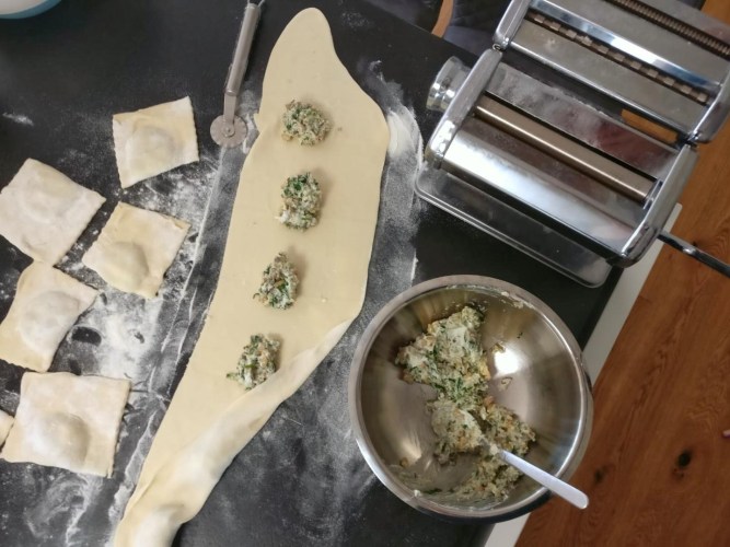 Spermidine-rich giant ravioli – Ring's health kitchen